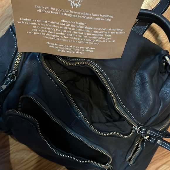 Bolsa Nova | Bags | Bolsa Nova Mia Backpack In Black Nwt | Poshmark
